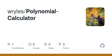 GitHub Wryles Polynomial Calculator