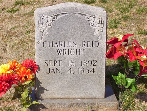 Charles Reid Wright 1892 1954 Find A Grave Memorial