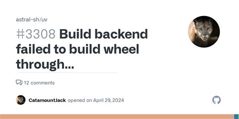 Build Backend Failed To Build Wheel Through `buildwheel` Wrong Architecture · Issue 3308
