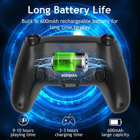Wireless Controller For Ps4 With Rgb Light No Drift Hall Joysticks And Triggers Remote Control