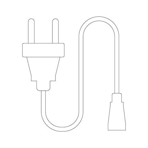 Premium Vector Extension Cord Simple Vector Icon
