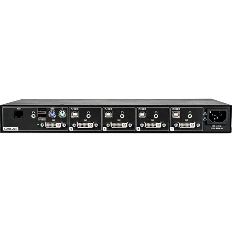 Vertiv Cybex Sc840 Secure 4 Port Kvm Switch Single Head Dvi I Dual Link 4 Computer1 Local