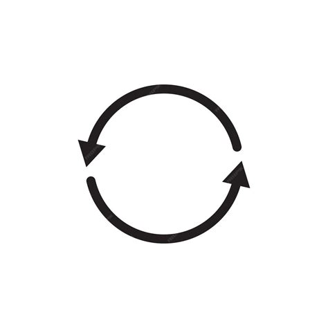 Premium Vector Reload Button Icon Set Sync Arrow Signs Circular