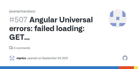 angular universal errors failed loading get localhost 4200