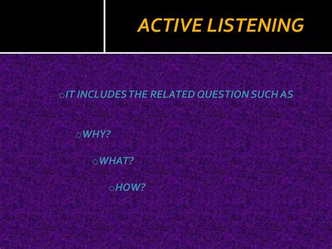 Active Listening Vs Passive Listening Pptx