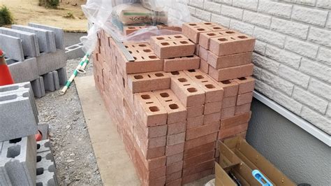 レンガ積外構始まりました現場レポート新建ブログ新建エクスプランニング