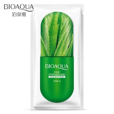 Увлажняющая гель-маска для лица с экстрактом Алоэ вера Bioaqua - Bioaqua