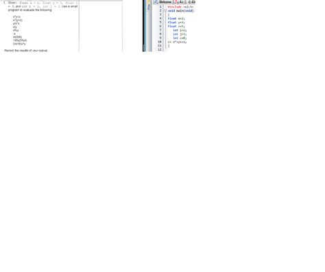 Solved 1 Given Float X 2 Float Y 3 Float 5 And