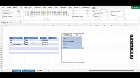 How To Use Slicer In Microsoft Excel Youtube