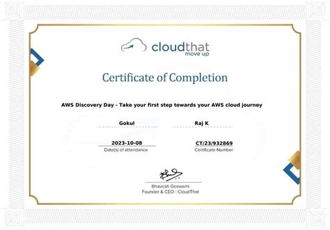 Gokul Rajk On Linkedin Aws Cloudcomputing Cloudthat Technology