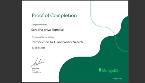 saradha priya elumalai on linkedin mongodb ai vectorsearch