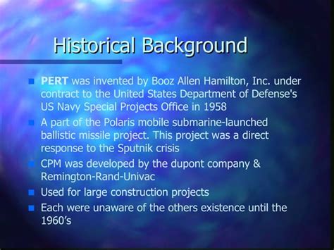 Program Evaluation And Review Technique Ppt