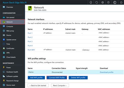 azure stack edge mini r wi fi 管理 microsoft learn