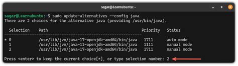 How To Change Java Version In Ubuntu