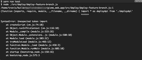 Unexpected Token Import When Running Non Related React Tests · Issue