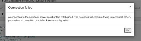 Jupyter Notebook Kernel Disconnects All The Time Jupyter Notebook Discussion Github