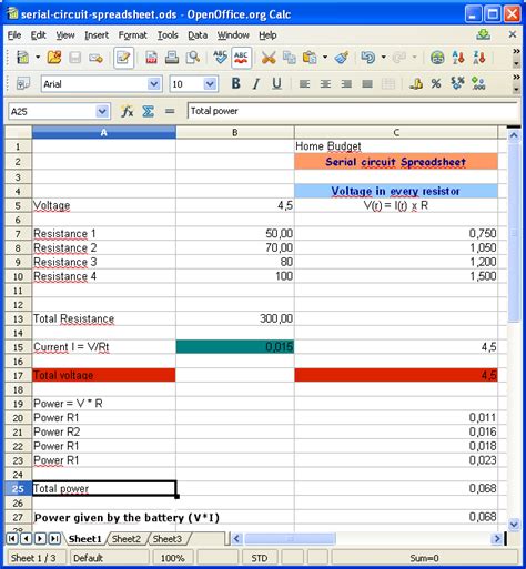 Calc The Spreadsheet Of Openoffice Tecnología Eso En Ingles