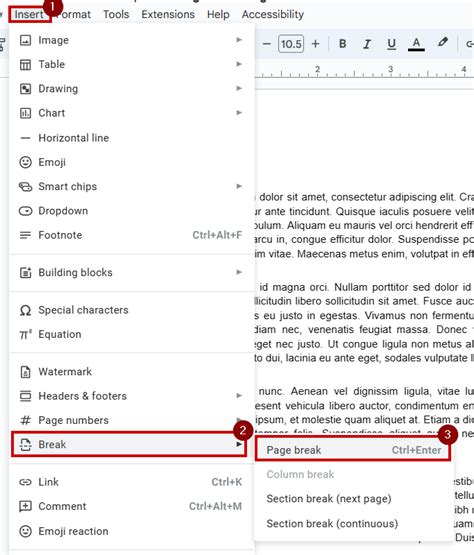 How To Separate Pages In Google Docs Sheets For Marketers