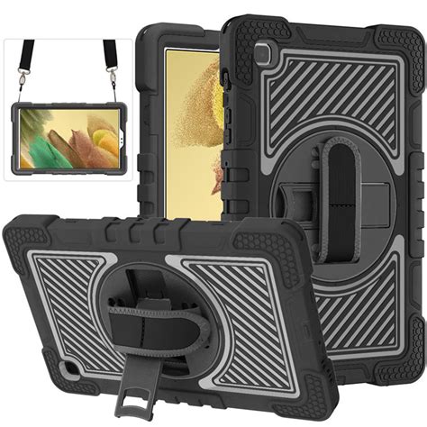 For Samsung Galaxy Tab A Lite Inch TPU Bumper Shockproof Rugged Rotating Kickstand