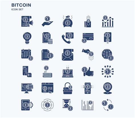 Premium Vector Bitcoin And Cryptocurrency Vector Icons