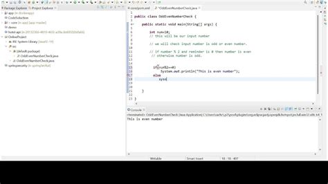 Odd Even Number Learncodingofficial Java Javaprogramming Coding Oddeven Programming Youtube