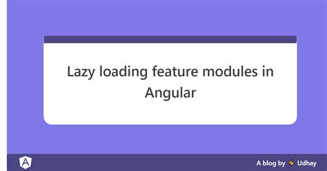 lazy loading feature modules in angular