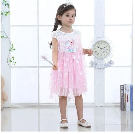 Сетчатое платье с вышивкой для девочек платья принцессы «Холодное сердце Эльза Рождественский