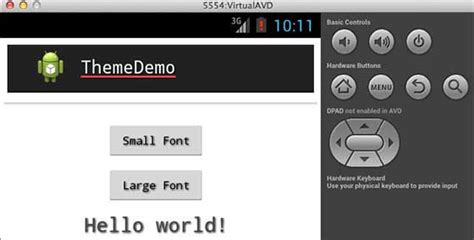 android theme demo example