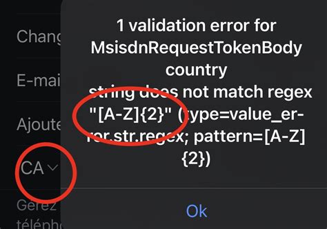 Error Country Code Regex Does Not Match · Issue 6723 · Element Hq