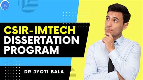 Csir Imtech Dissertation Program For Biotech And Microbiology How To