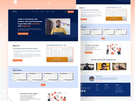 Digital Marketing And Agency Landing Page Figma