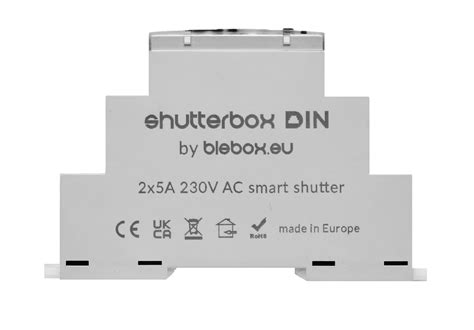 Blebox Shutterbox Din Wifi Controller Blinds Roller Shutter