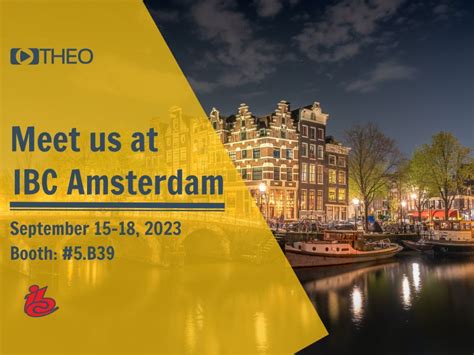 Theo Technologies On Linkedin 🚀 Exciting Times Are Just Around The Corner At Ibc International…