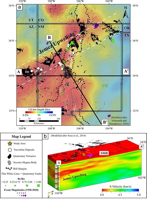 Record Of Neotectonics And Deep Crustal Fluid Circulation Along The