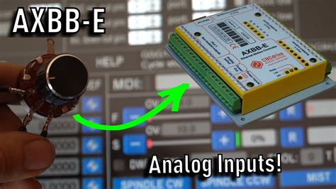 Axbb E Ethernet Cnc Controller 6 Analog Inputs Youtube