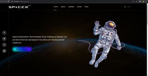 GitHub Mukeshcodyy Spacex Github Io This Web Design Is For Introducing The Rocket Which Is