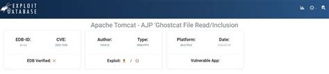 Kev Catalog Ghostcat” Apache Tomcat Improper Privilege Management