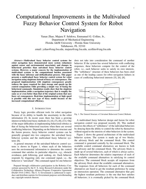 pdf computational improvements in the multivalued fuzzy behavior