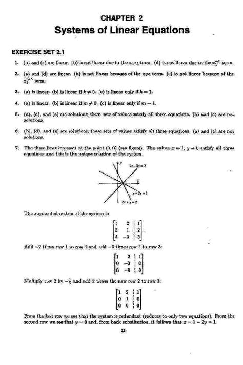 pdf systems of linear equations exercise set 2 1 성준 윤