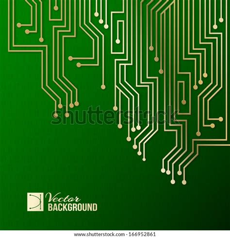 Abstract Circuit Background Vector Illustration Contains Stock Vector Royalty Free 166952861
