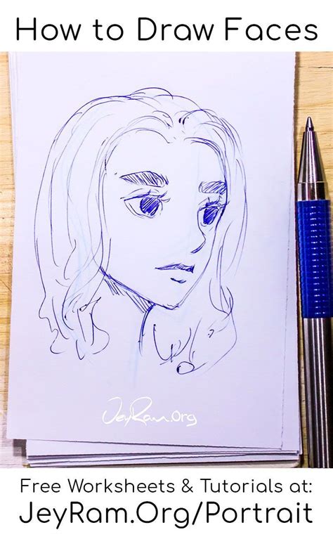 Learn How To Draw Simple Faces With The Art Tutorials Made For Beginners On The Site This