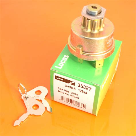 Lucas Ignition Switch 128sa For Terex Thwaites Lister 35327 3 Way Components