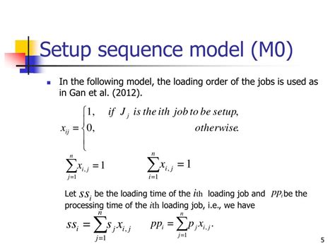 Ppt Makespan Minimization For A Two Machine Scheduling Problem With A