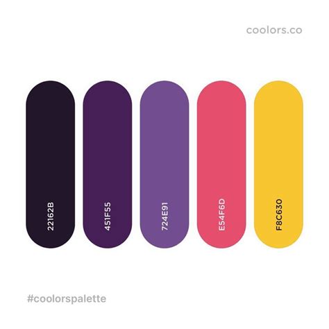 The Colors Are Different From Green To Pink And Each Color Has An Individual Name On It
