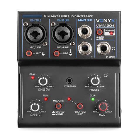 VONYX VMM CH MUSIC MIXER BT USB INTERFACE Stage One