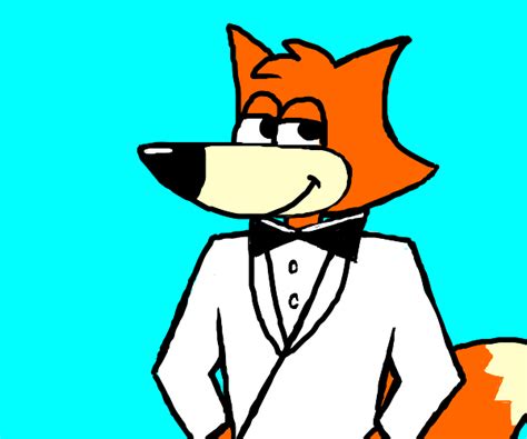 Fox In White Tuxedo Drawception