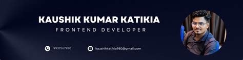 Kaushik Kumar Katikia Spfx Trainee Sharepoint Reactjs Developer Frontend Developer