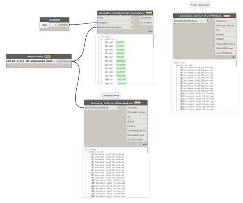 Filter Element From Linked Model Only If Visible In Active View Revit Dynamo