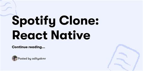 Spotify Clone React Native — Adityakmr Buymeacoffee