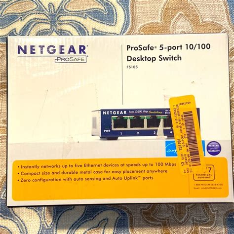 Netgear Networking Netgear Prosafe Port Desktop Switch Fs Poshmark